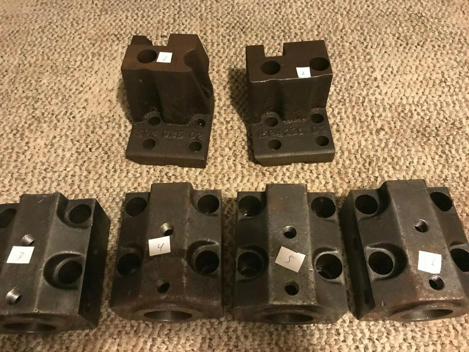 (1) ONE TOOL HOLDER BLOCK HAAS? MAZAK? OKUMA? APPROX 70MM X 85MM | eBay