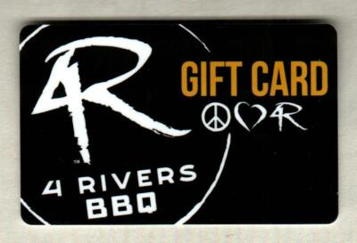 4 RIVERS SMOKEHOUSE Peace, Love, 4 Rivers Gift Card ( $0 ) | eBay