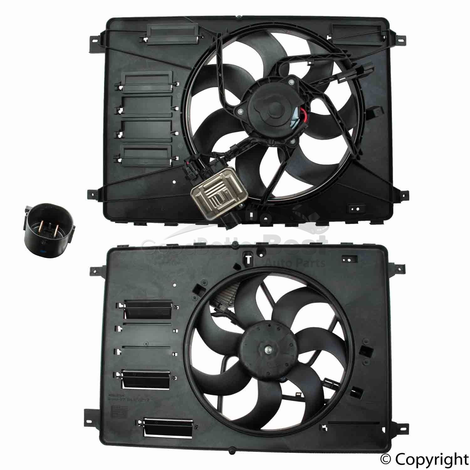 One New Genuine Engine Cooling Fan Assembly LR026078 for Land Rover | eBay