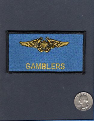 VS-28 GAMBLERS NFO Crew Name Tag LOCKHEED S-3 VIKING US Navy Squadron ...