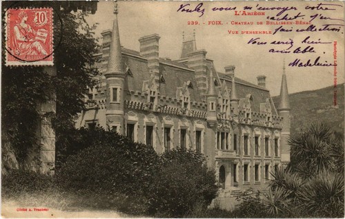 CPA Foix- Chateau de Bellissen Benac FRANCE (1040205) | eBay