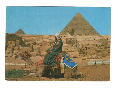 Vintage Post Card - Sphinx and Pyramids at Giza | eBay