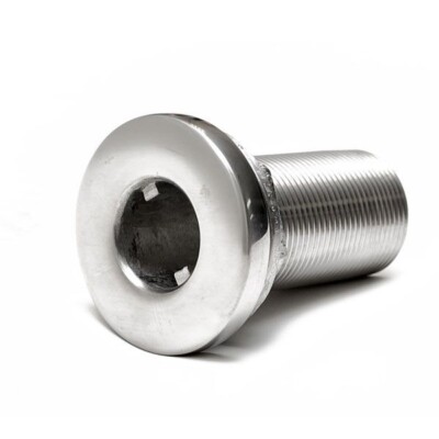 WHITECAP THRU HULL LIVEWELL TRANSOM FITTING STAINLESS STEEL 1 1/8" 6917 ...