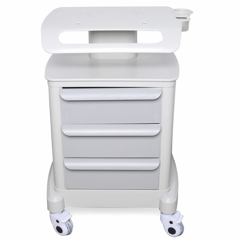 White SPA Trolley Stand Cart Assembled For Cavitation IPL HIFU Beauty ...