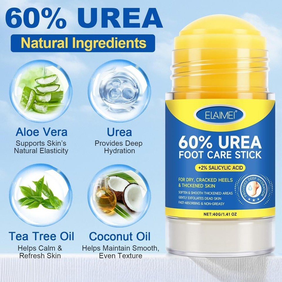 ·60% Urea with 2% Salicylic Acid Urea Foot Care Stick Cracked For Dry ...