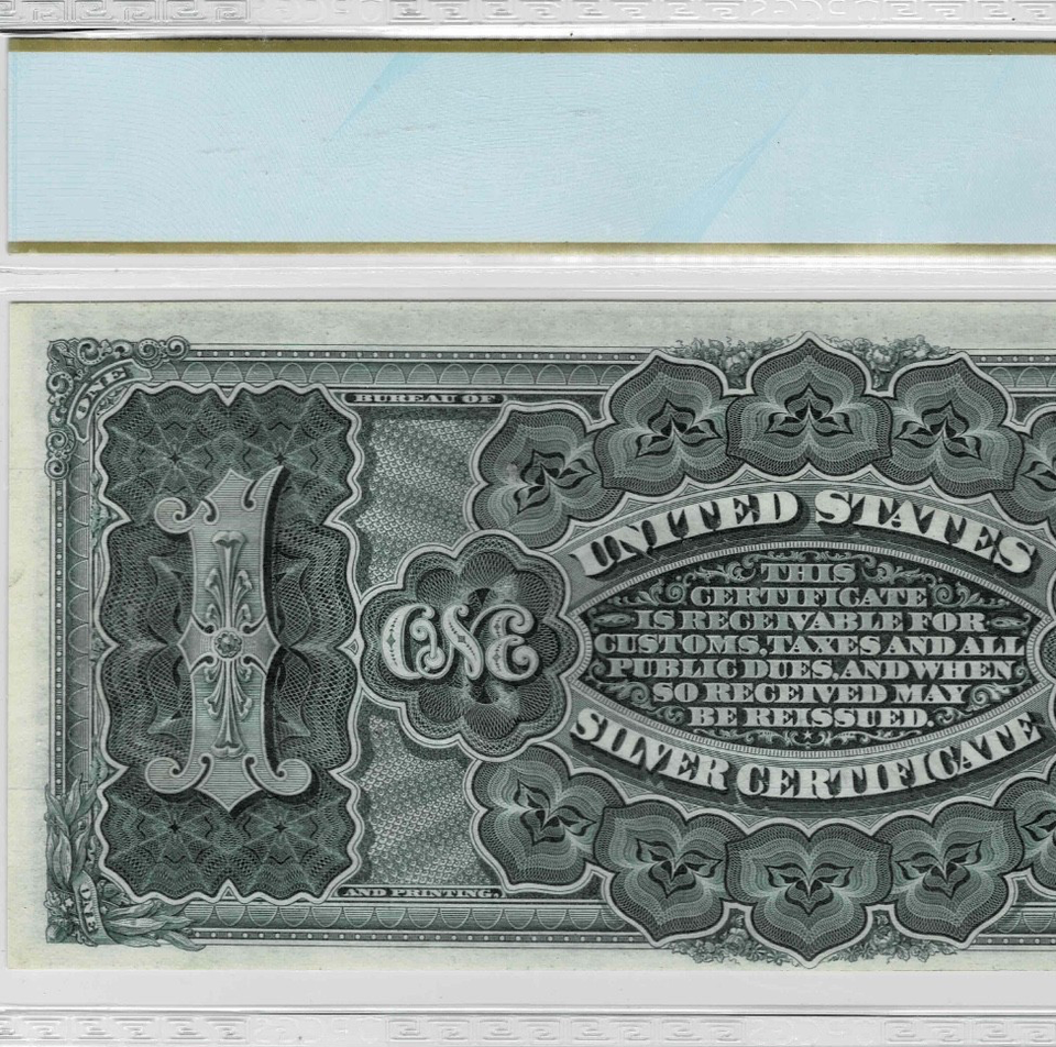 1886 $1 Silver Certificate 'Martha'note--fr.216--PCGS About UNC 55 PPQ ...