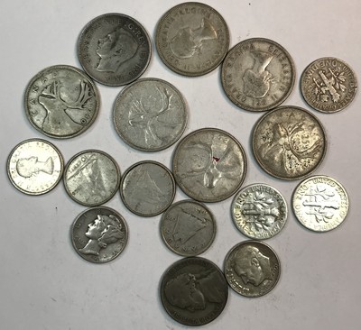MIXED DATE ASSORTED SILVER COIN LOT! 17 TOTAL COINS! FANTASTIC SILVER ...