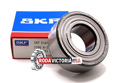 SKF 3205 A ZZ/C3 MT33 ANGULAR CONTACT BEARING, METAL SHIELDED 25x52x20 ...