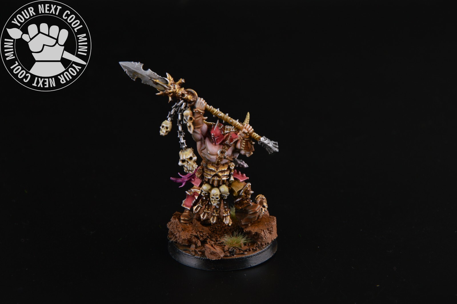 Warhammer AoS, Exalted Deathbringer with Impaling Spear(commission Work ...