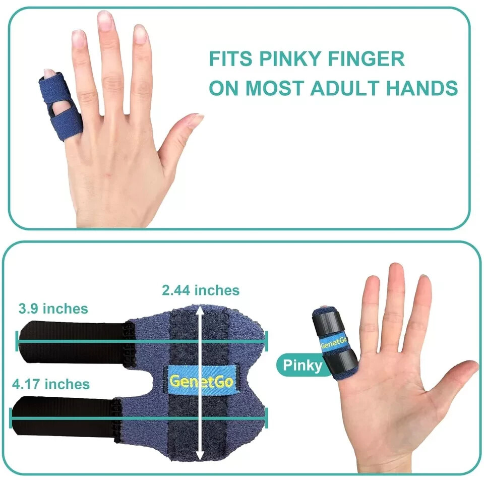 Small Trigger Finger Splint Pinkie Finger Brace for Broken Finger - 2 ...