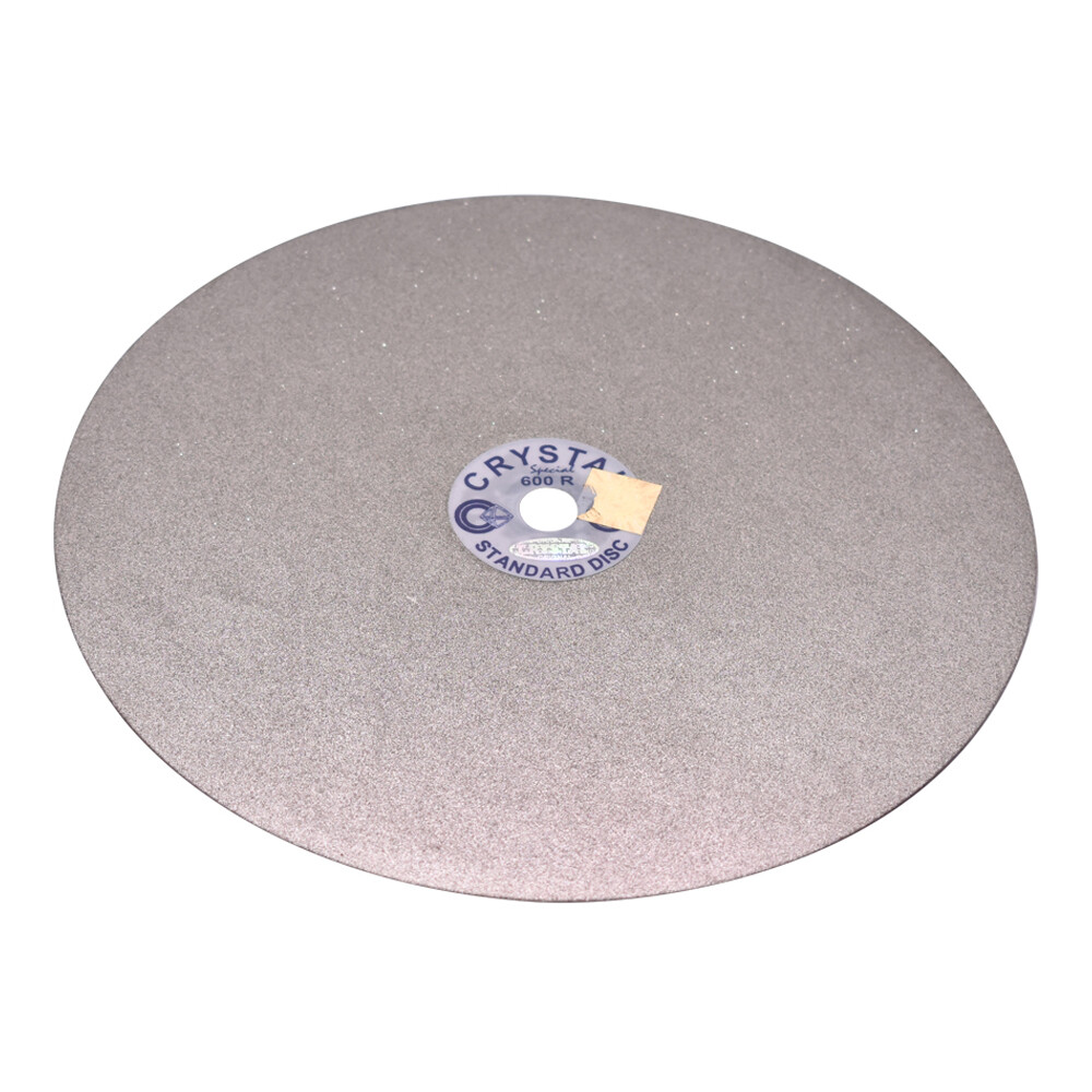 8" 600 Grit Diamond Coated Flat Lap Disc Lapidary Grinding Faceting ...