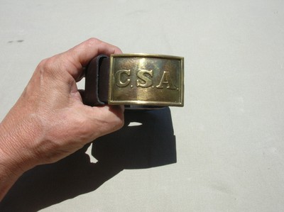 CIVIL WAR CSA BELT BUCKLE | eBay
