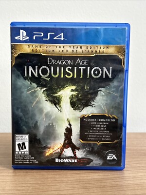 Dragon Age Inquisition - Game of the Year Edition PS4 PlayStation 4 | eBay