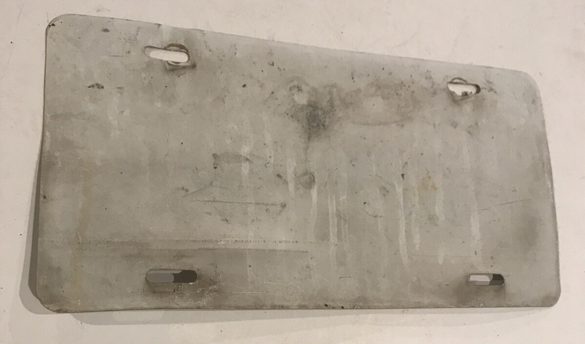 Vintage Weathered Rock Outfitters License Plate NC | eBay