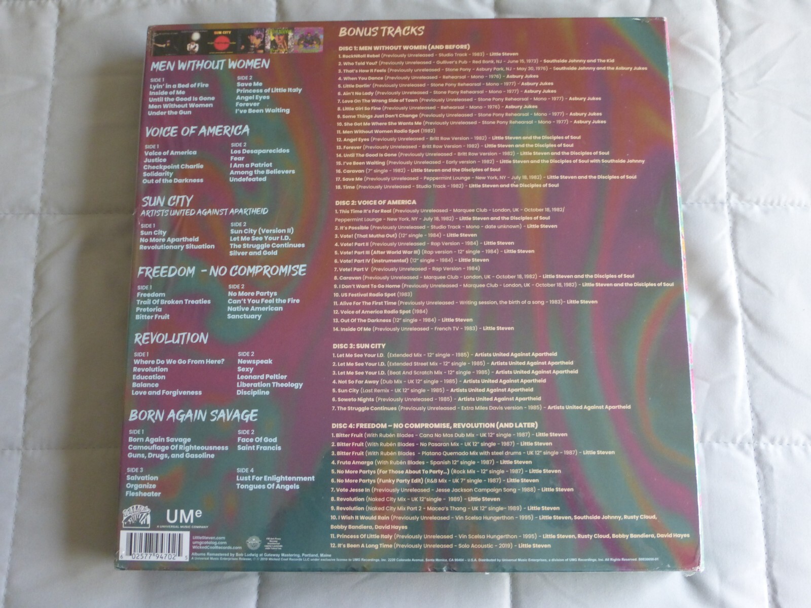 Little+Steven+Rock+N+Roll+Rebel+-+The+Early+Work+Box+Set for sale ...