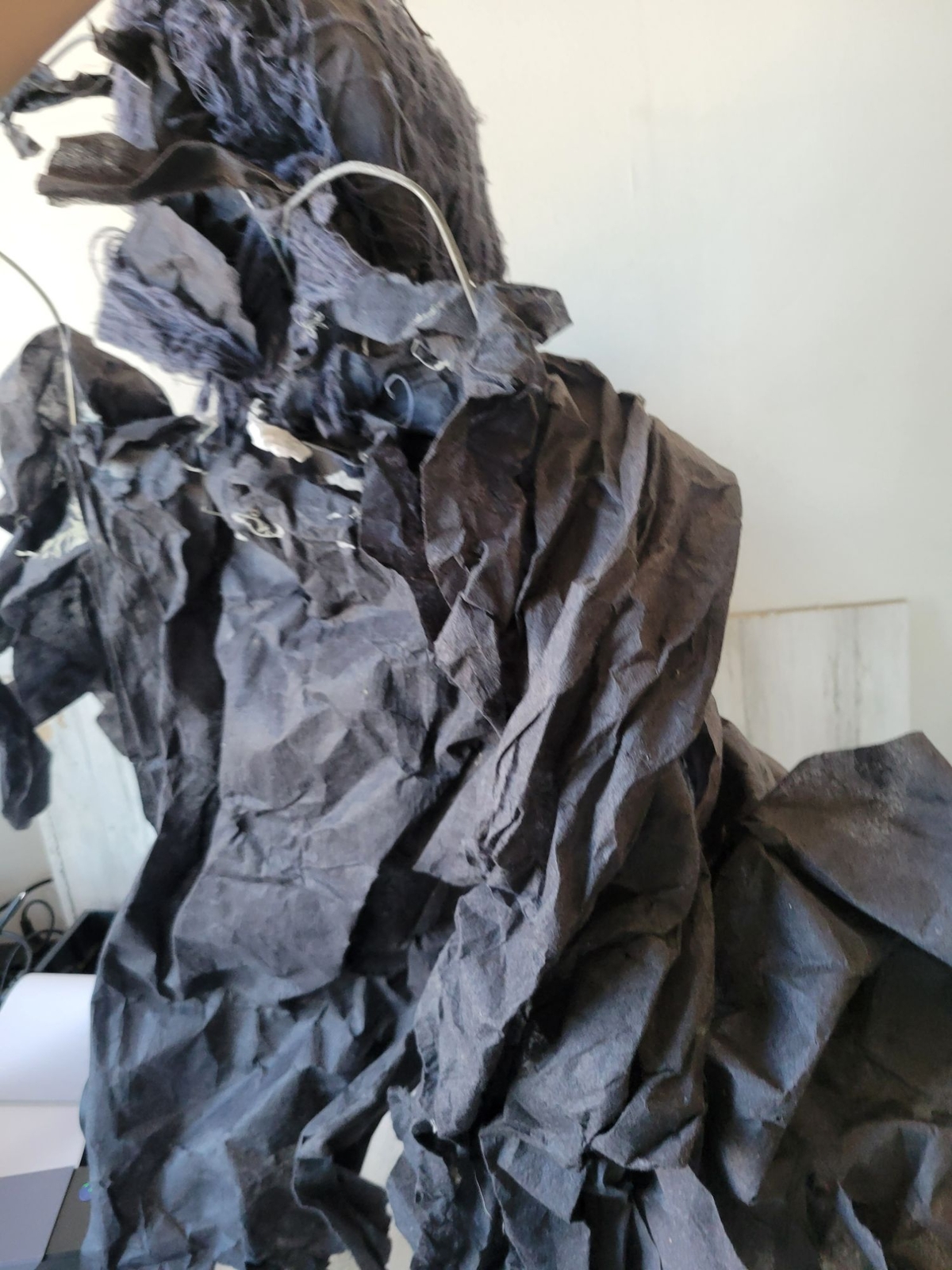 Scary hanging zombie Halloween prop as is GateKeeper lawn decor | eBay