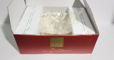 Vintage Lenox Reticulated Holiday Bowl Holly Decor Gold Edge Trim ...