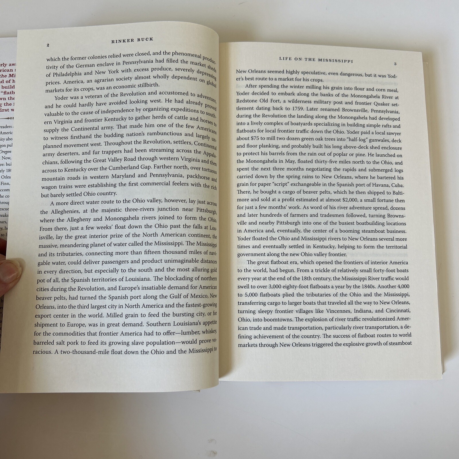 Life on the Mississippi: An Epic American Adventure-Rinker Buck w/ Dust ...