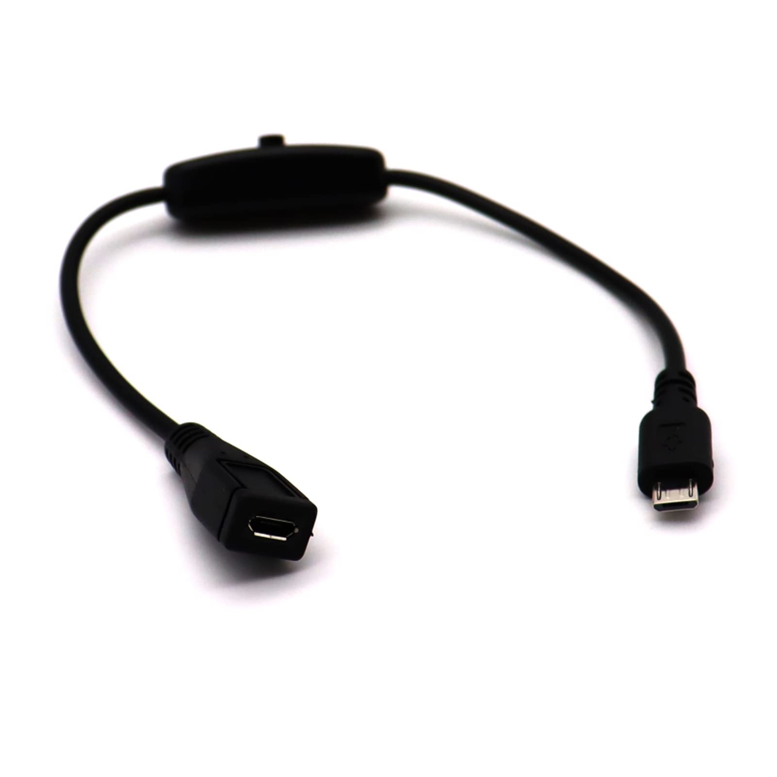 Micro 5 Pin Power Cable - USB Micro 5 Pin Male to Female ON/Off Switch ...