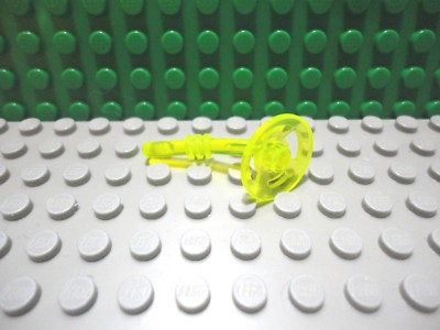 Lego mini figure 1 Trans Neon Green blaster extension space scanner ...