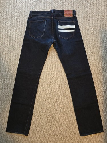 Momotaro Jeans - Going to battle Label 0702BR (Slim Straight) W33 | eBay