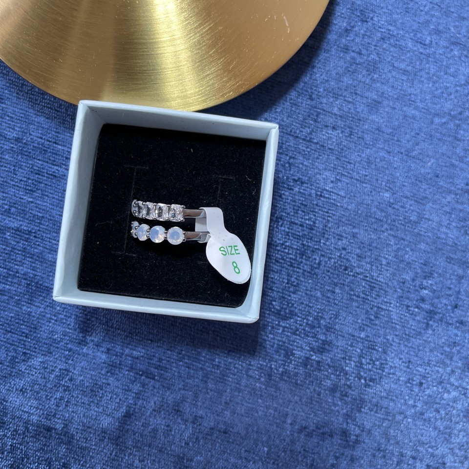 BP Bomb Party Ring RBP6397 Celestial Moments Moonstone, Size 8 Hematite ...