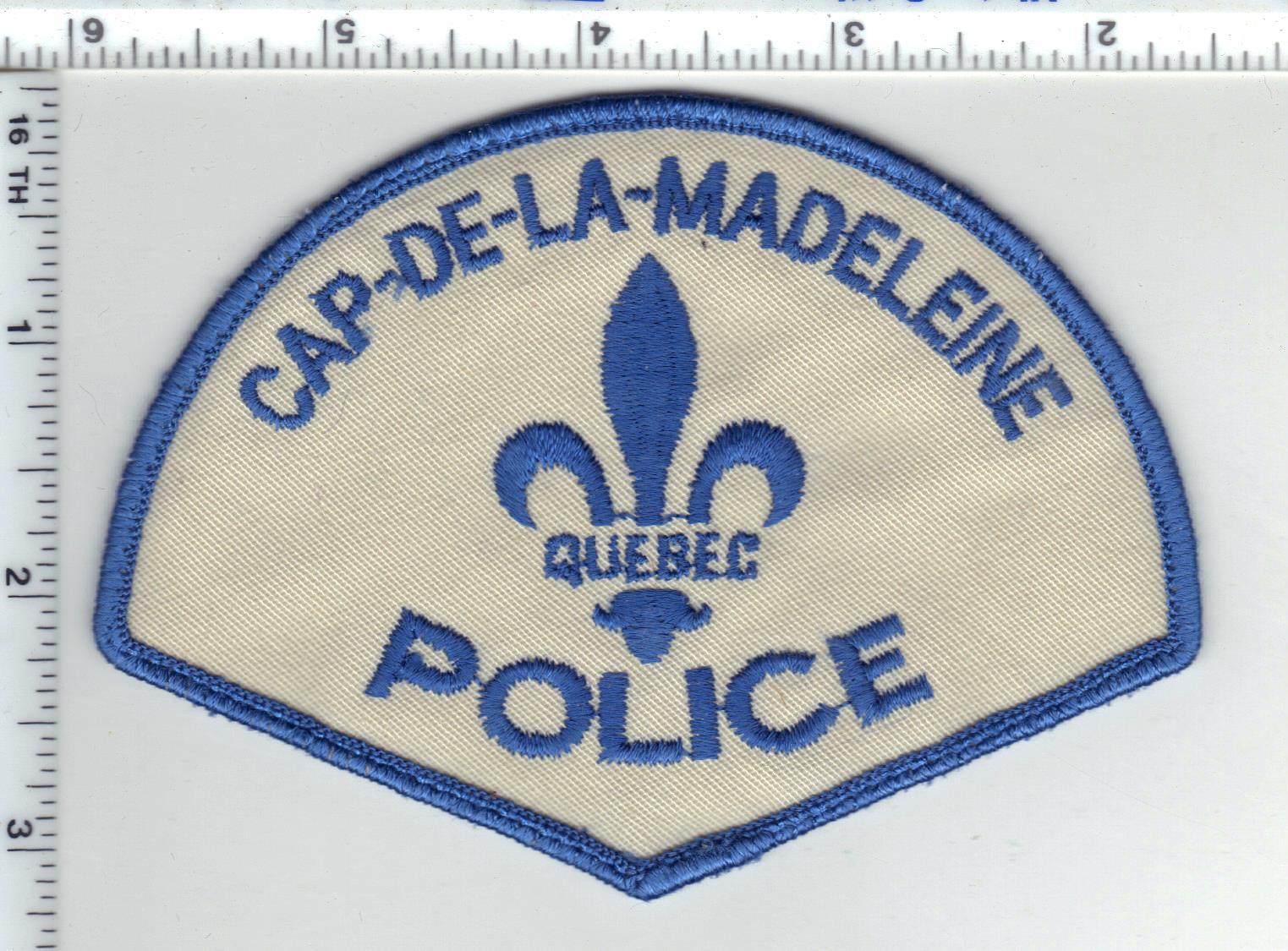 Cap-De-La-Madeleine Police (Canada) Uniform Take-Off Shoulder Patch | eBay