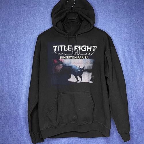 New Title Fight Hoodie band black cat Christmas Gift Unisex S-5XL Shirt ...