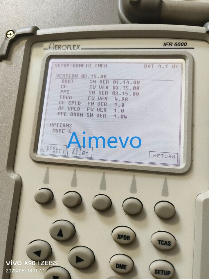 1 Pcs Aeroflex IFR 6000 IFR6000 Transponder DME TCAS Avionics Test ...