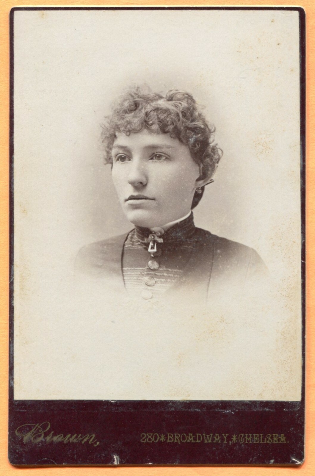 Chelsea, MA, Portrait of a Young Woman, by Brown, circa 1880s | eBay