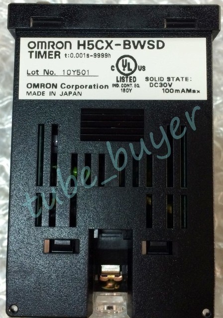 Omron Industrial Timers SCREW 12-24VDC 0.01S-99 999.9 HRS - H5CX-BWSD ...