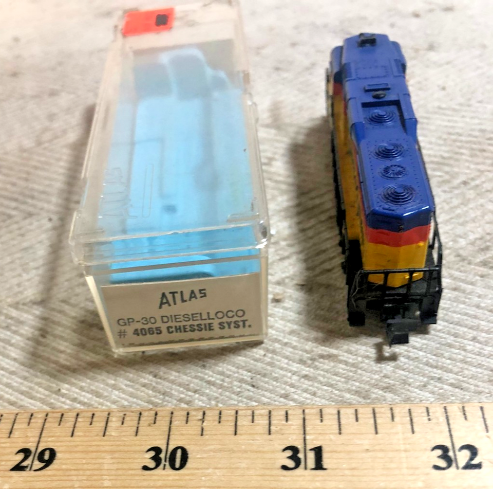 Atlas N scale Chessie System GP30 Diesel engine OB - tries to run(C) | eBay