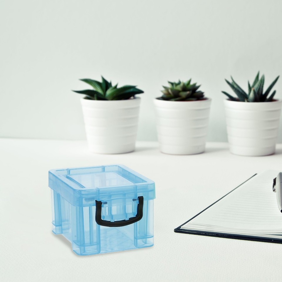 6 Pcs Mini Storage Box with Lid Boxes Lids Plastic Small Containers ...