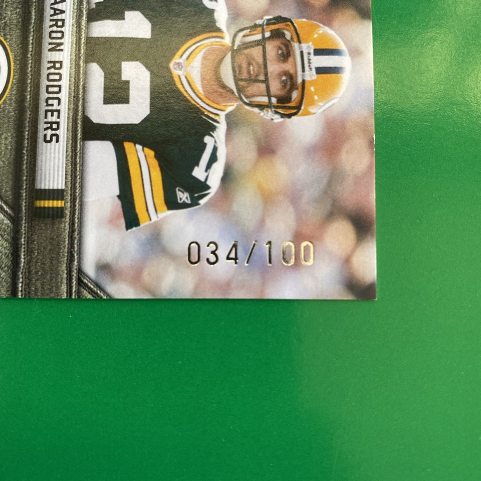 Aaron Rodgers 2011 Absolute Memorabilia Absolute Heroes Card #10 LTD ...