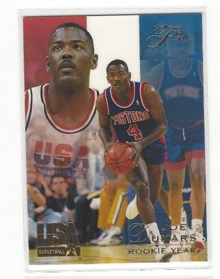 1994 FLAIR USA U.S.A. BASKETBALL JOE DUMARS #21 - ROOKIE YEAR | eBay