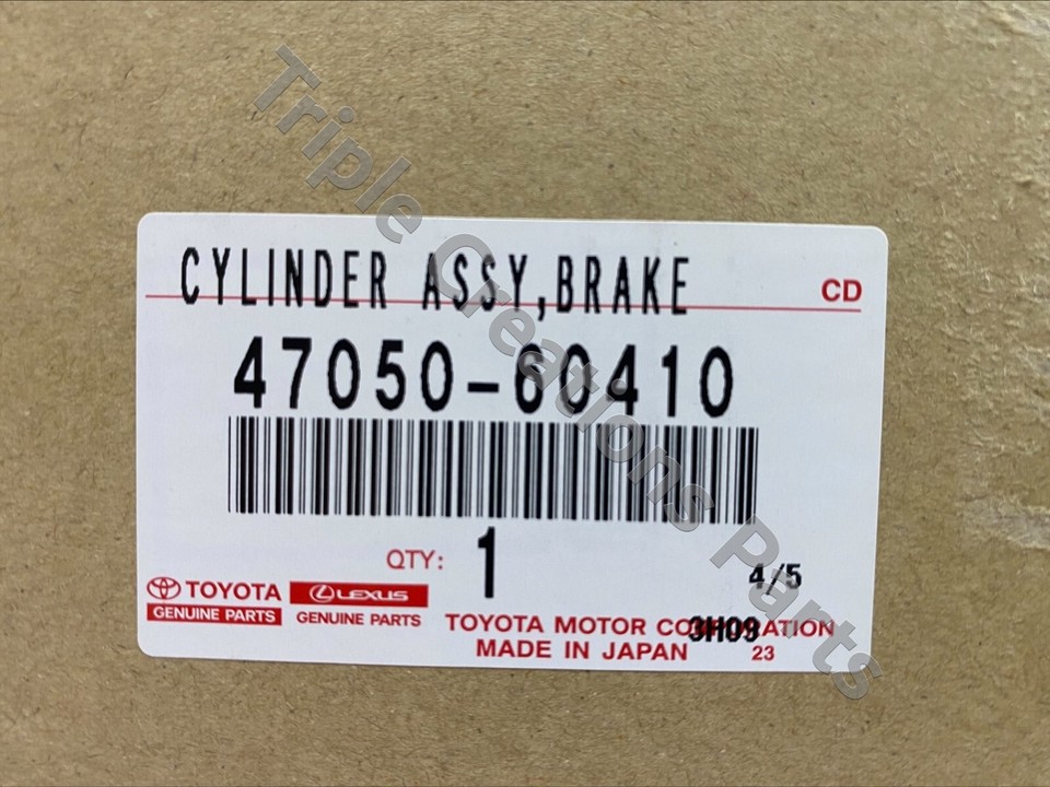Genuine Toyota 47050-60410 Brake Booster Assy W/Master Cylinder ...