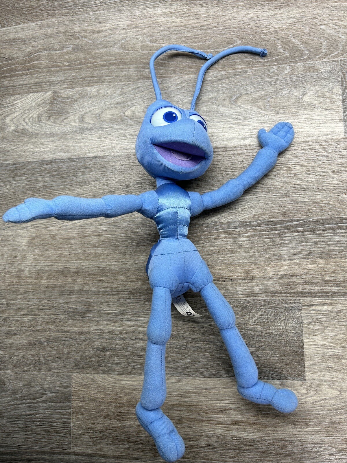 Walt Disney Bug's Life Soft Blue Flik ANT 17" Plush Stuffed Animal for ...