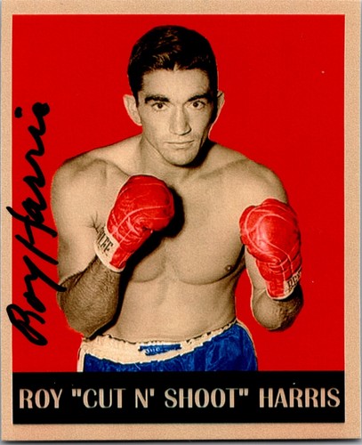 Roy Harris Authentic Autographed Signed Boxing Greats Custom Trading ...