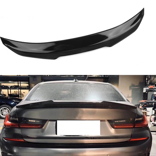 1x Gloss Black Rear Trunk Spoiler Lip For BMW G20 330i G80 M3 2019 2020 ...