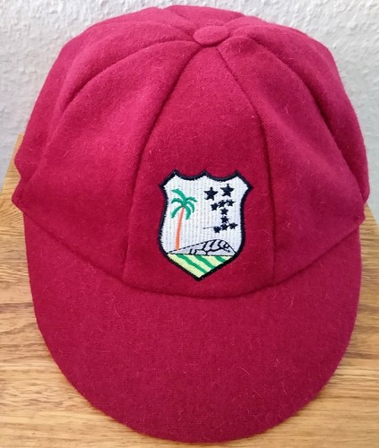 Trad. Style West Indies Retro Crest Maroon Woollen Cricket Caps, @ £17 ...