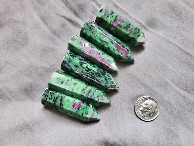 Ruby In Zoisite Obelisk Gemstone Small Size Healing Stone 1 Pc | eBay