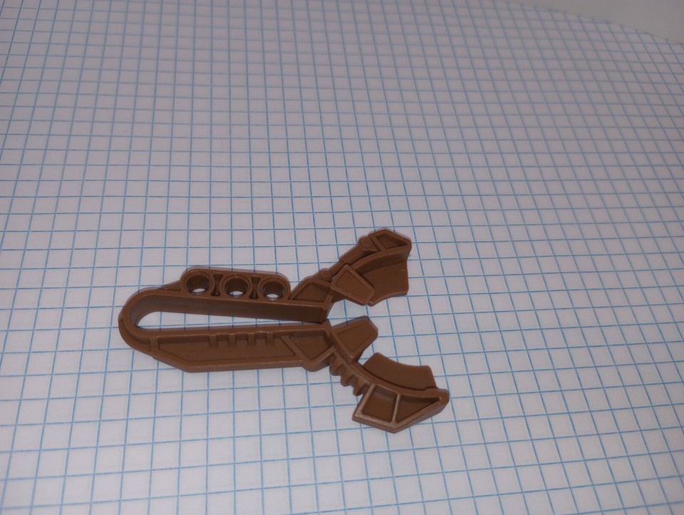 1 Bionicle Kanoka Disk Launcher Light Brown Vahki Genuine Lego part ...
