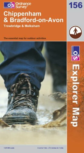 Explorer Map 156 Chippenham & Bradford-o... by Ordnance Survey Sheet ...