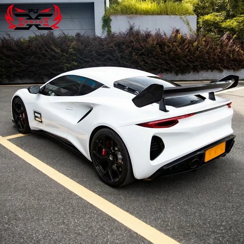 For Lotus Emira 2022-2024 Dry Carbon Fiber Rear Trunk Spoiler GT4 Style ...