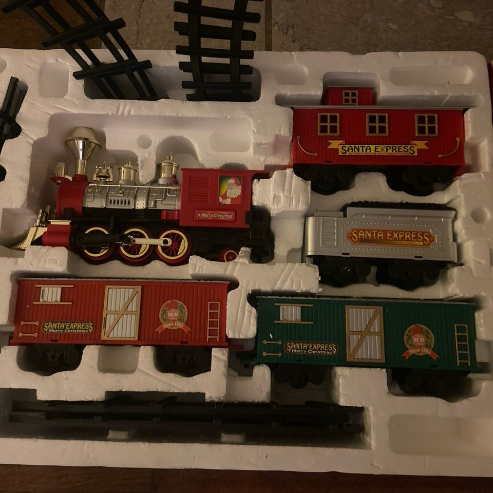Holiday Living Christmas Santa's Express Train Complete Set 5 Ft ...