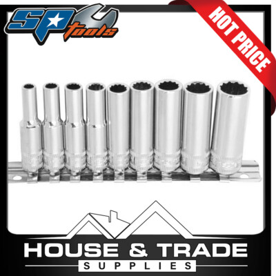 SP Tools Deep Socket Set 9 Piece 1/4" SAE SP20143 | eBay Australia