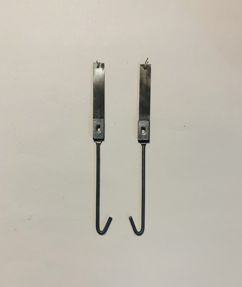 Antique Clock Parts-Pendulum Suspension Spring 3 3/16”. (Set Of 2) | eBay