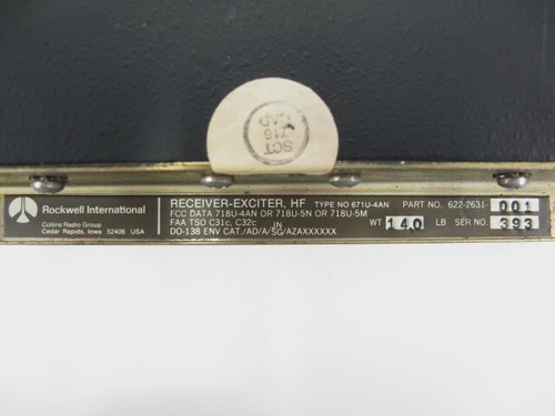 Rockwell / Collins 671U-4AN HF Receiver Exciter - PN: 622-2631-001 | eBay