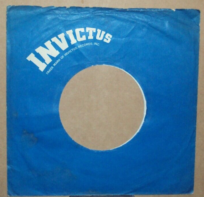 "Invictus","Company Sleeve","Original","45rpm",7inch",Record",Vintage ...