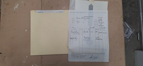 Hubert Long Provenance Folder from ANDREW CRISPO GALLERY- 1980s | eBay